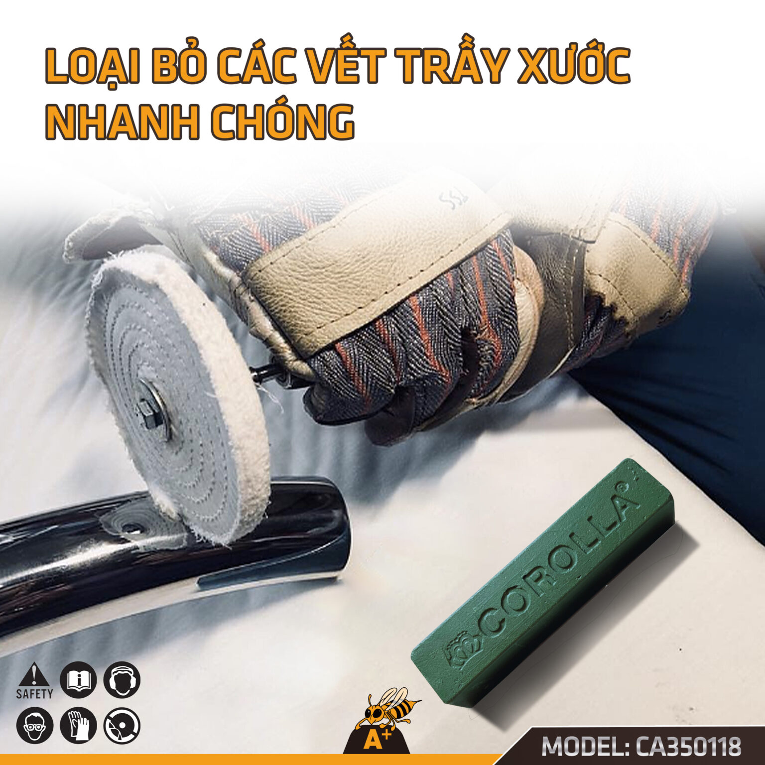 SÁP ĐÁNH BÓNG INOX THƯƠNG HIỆU COROLLA - corolla.vn
