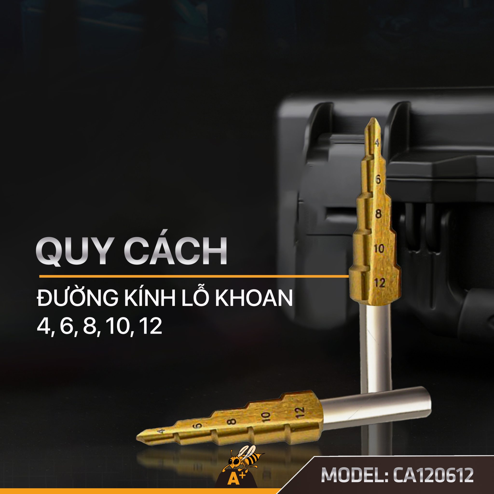 Mũi Khoan Tháp HSS 4241- 4mm~12mm - corolla.vn